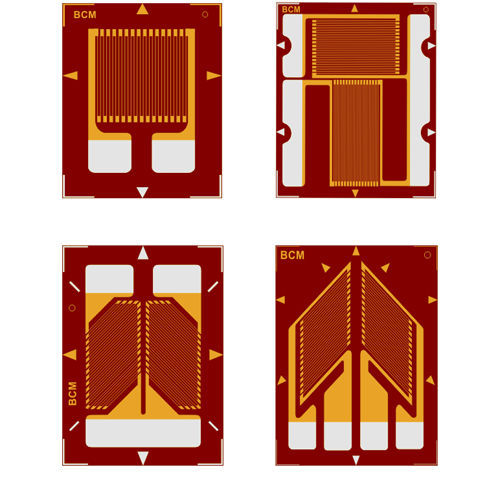 Resistive strain gauge - BCM SENSOR TECHNOLOGIES bv - linear / single-grid / biaxial