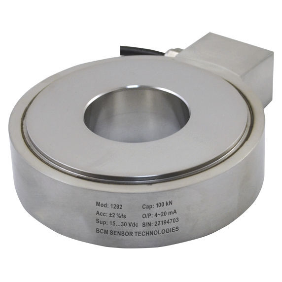 Compression force transducer - 1212 - BCM SENSOR TECHNOLOGIES bv - ring / wireless / high-capacity