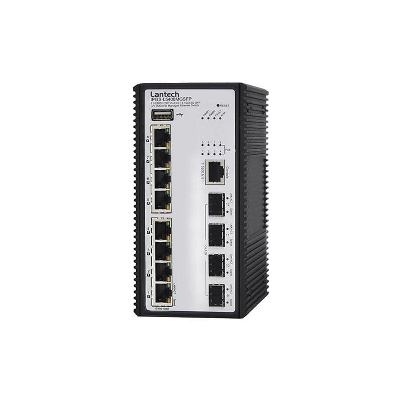 Managed ethernet switch - I(P)GS-L5408MGSFP - Lantech Communications ...