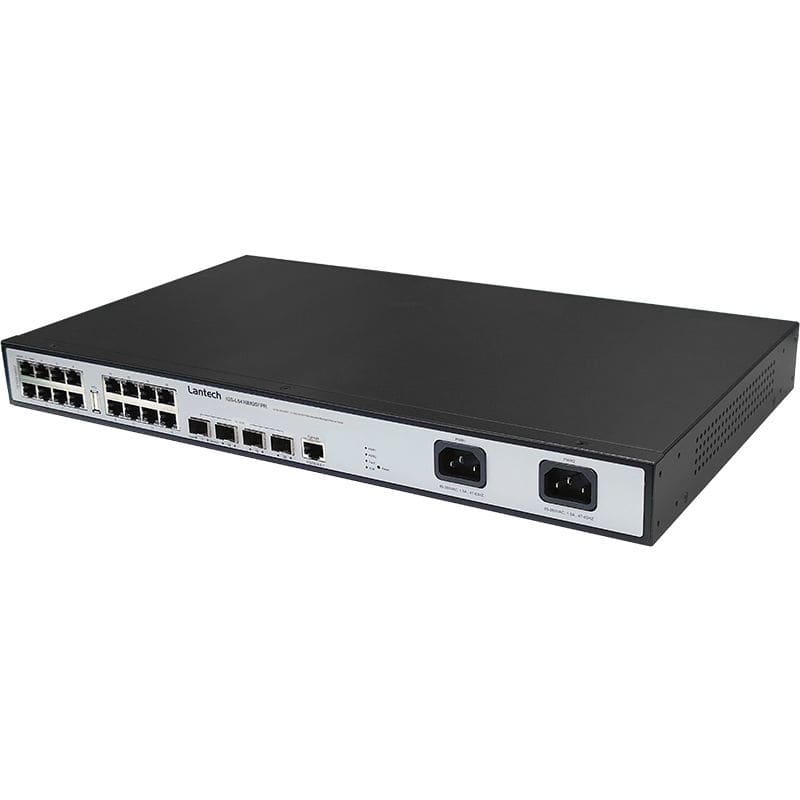 Managed ethernet switch - I(P)GS-L5416MGSFPR-AC series - Lantech ...
