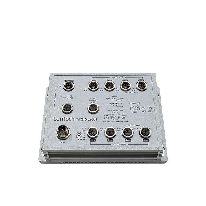 EN50155 ethernet switch - T(P)GR-3208T - Lantech Communications Europe ...