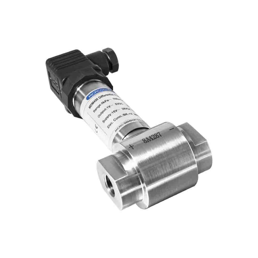 Differential pressure transmitter - MDM490 - Micro Sensor Co.,Ltd - silicon / piezoresistive / 4 ...