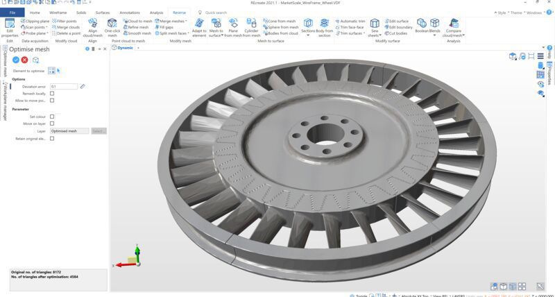 Reverse engineering software - REcreate - HEXAGON MANUFACTURING INTELLIGENCE - CAD / CAD/CAM / CAM