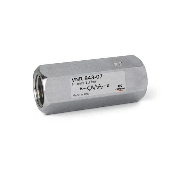 Automatic check valve - VNR series - CAMOZZI AUTOMATION - poppet / for ...