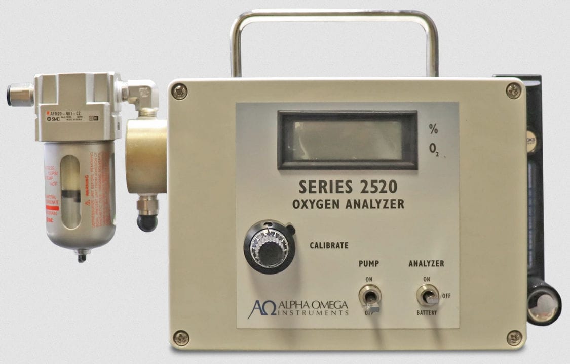 Oxygen analyzer - ALPHA OMEGA INSTRUMENTS™ 2520™ - Process Insights ...