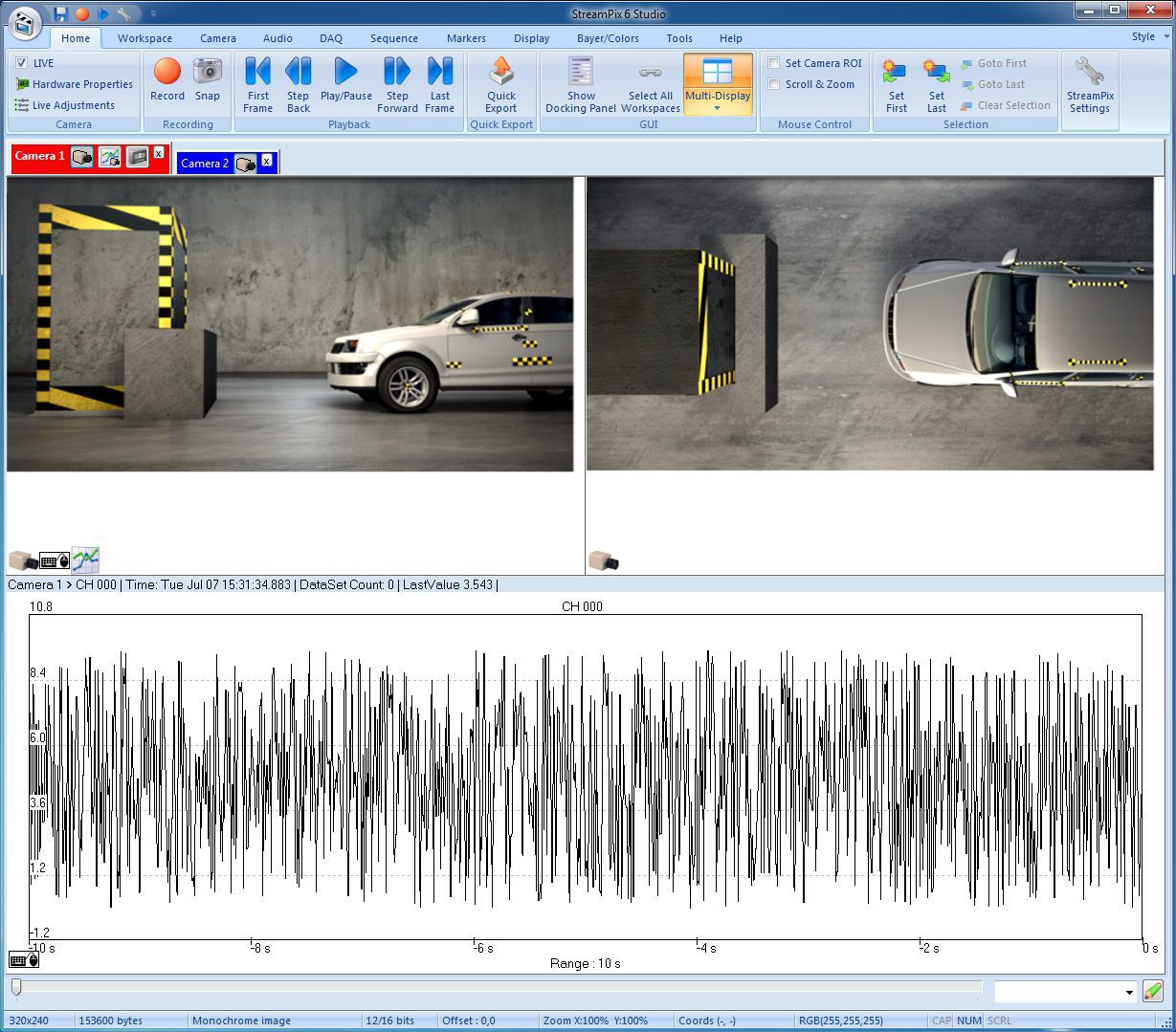 Monitoring software - StreamPix 8 - EHD imaging - 3D motion / image ...