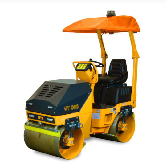 Vibrating road roller - VT 090 - NTC - tandem / articulated / robust