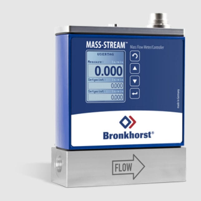 Thermal mass flow meter - MS-105 - Mass Flow ONLINE BV - mass / for gas ...