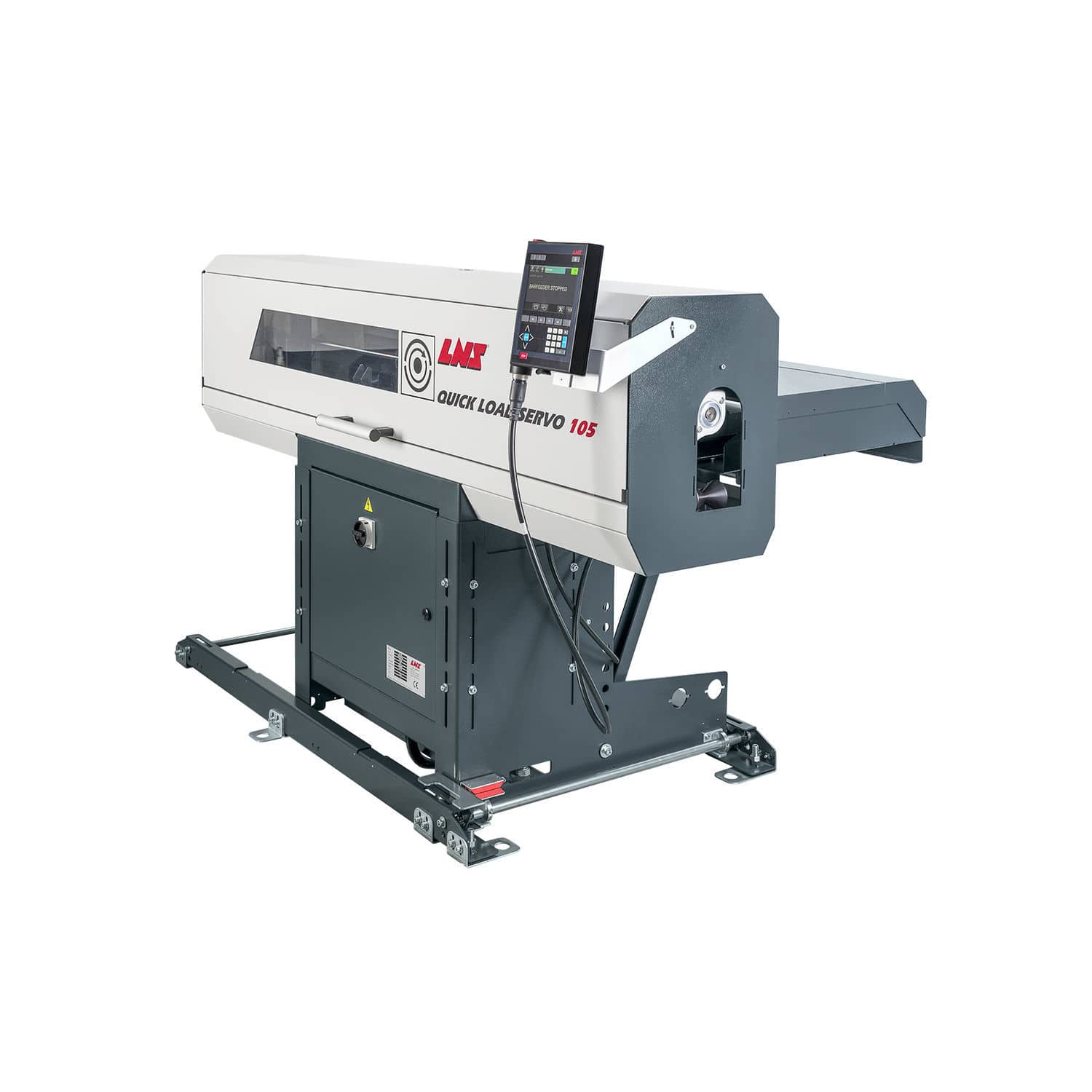 Round bar bar feeder - QUICK LOAD SERVO 105 - LNS - for short bars ...