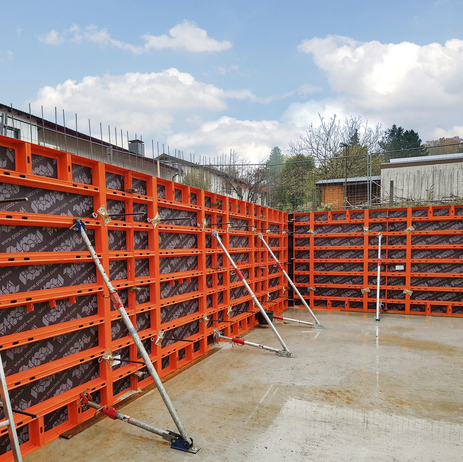 Wall formwork - LOGO.pro - PASCHAL-Werk G. Maier GmbH - free-standing