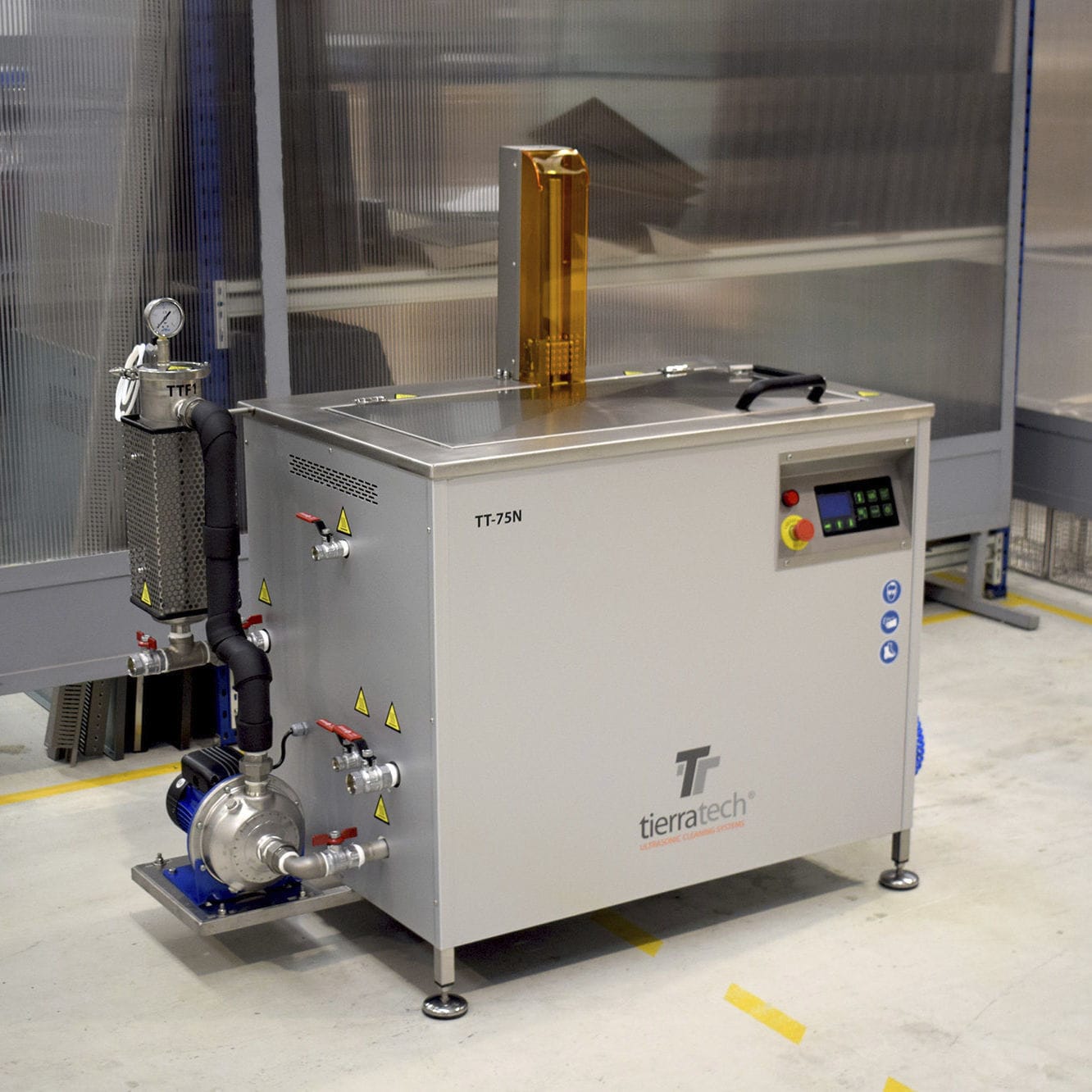 Ultrasonic cleaning machine - 19 Ga - TIERRATECH - industrial / custom / single-tank