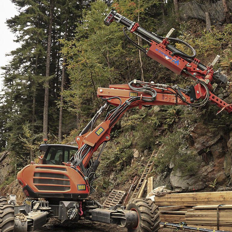 Excavator drill attachment - AB 2600 series - WIMMER Hartstahl GmbH & Co KG