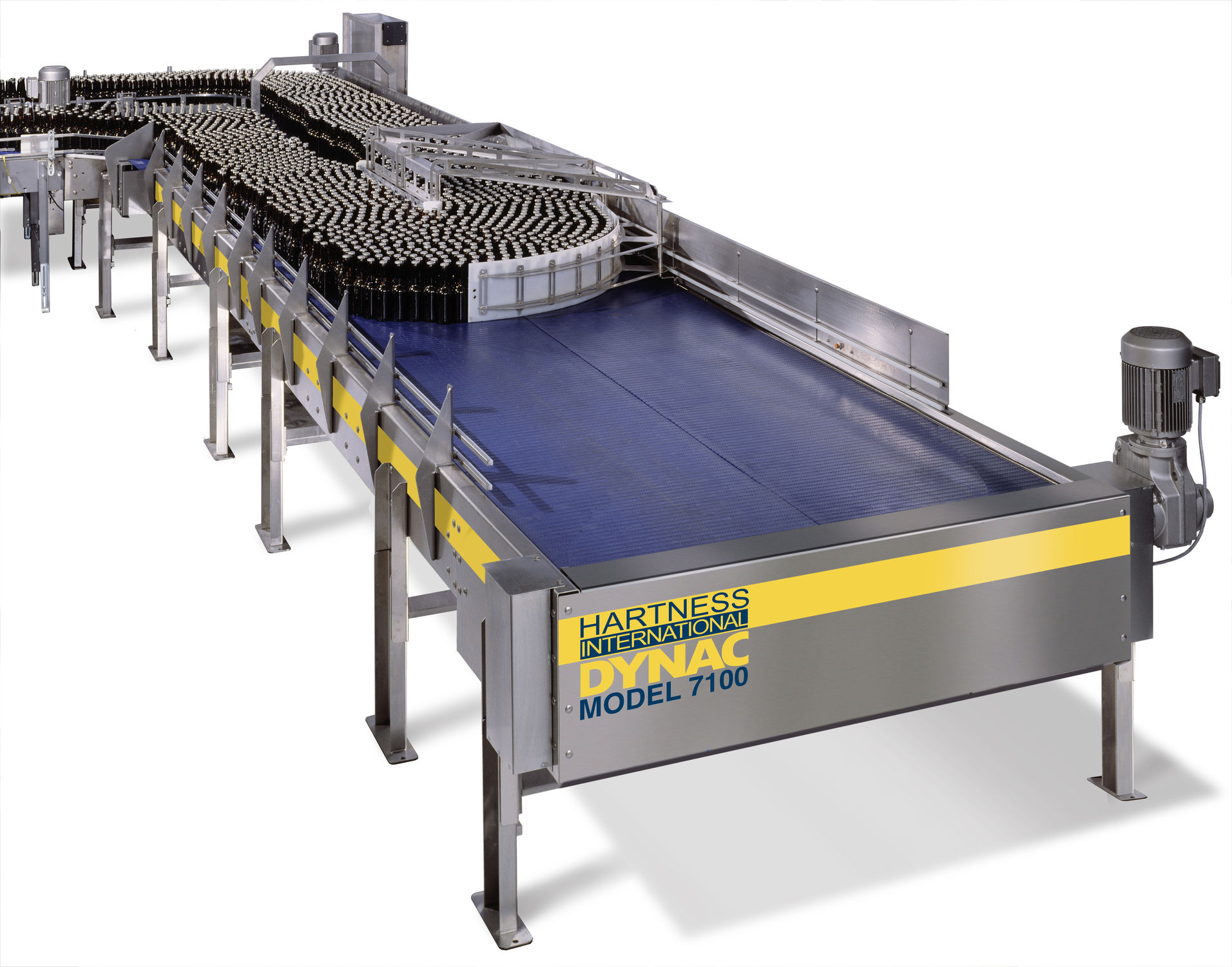 Belt conveyor - DYNAC 7100 - Hartness - horizontal / transport ...