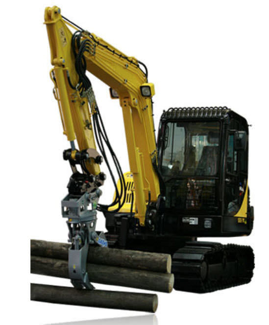 Bunching grab - DMWL series - Daemo engineering Co., Ltd. - wood / for excavators