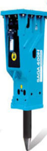 Hydraulic rock breaker - SAGA 400 - MSB corporation