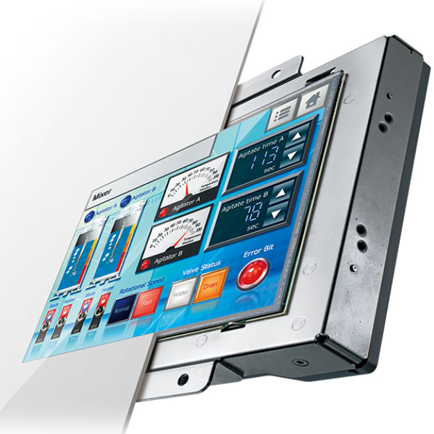 HMI terminal with touch screen - GP4000R series - Pro-face - open-frame ...