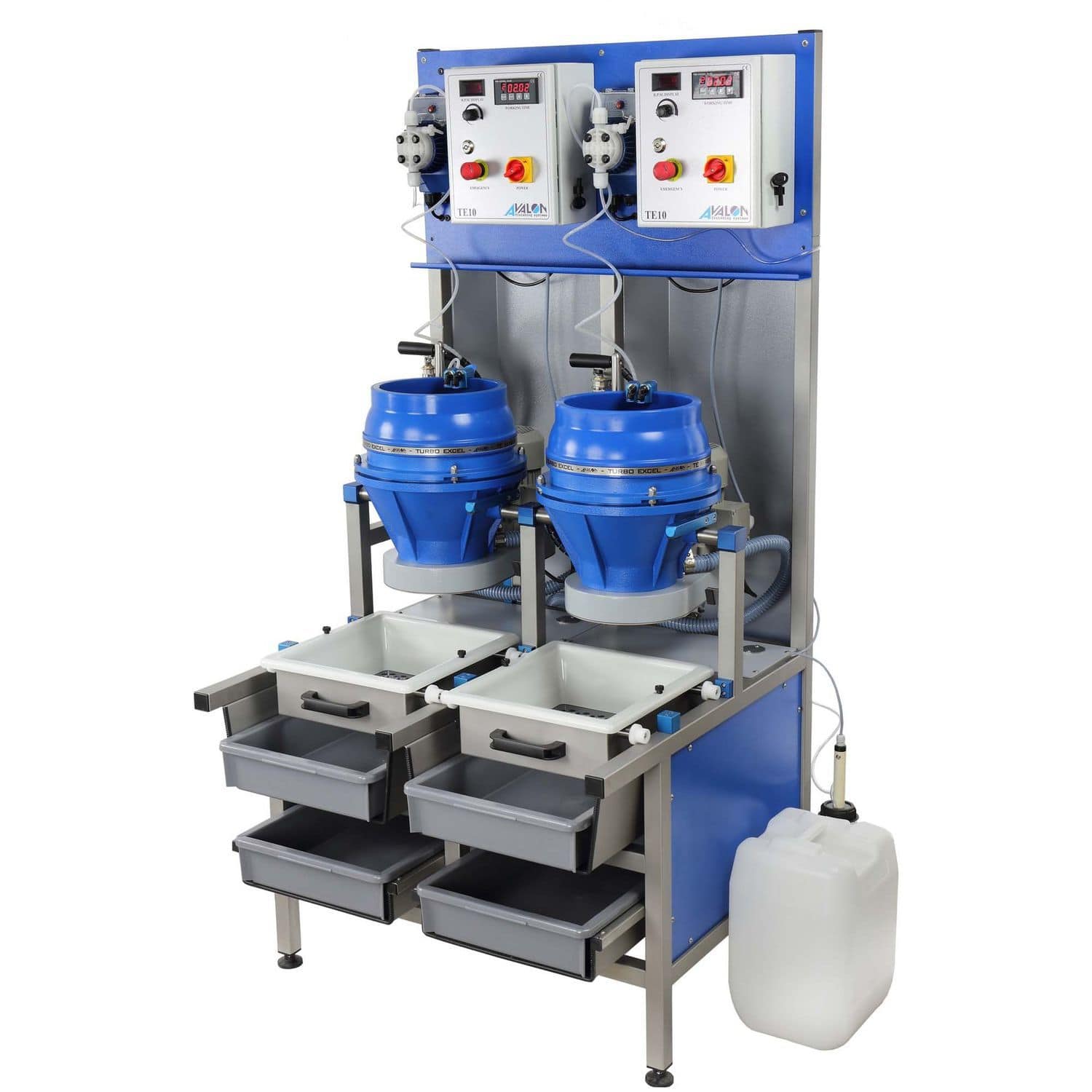 Deburring finishing machine - TE10X2 - AVALON - polishing / centrifugal ...