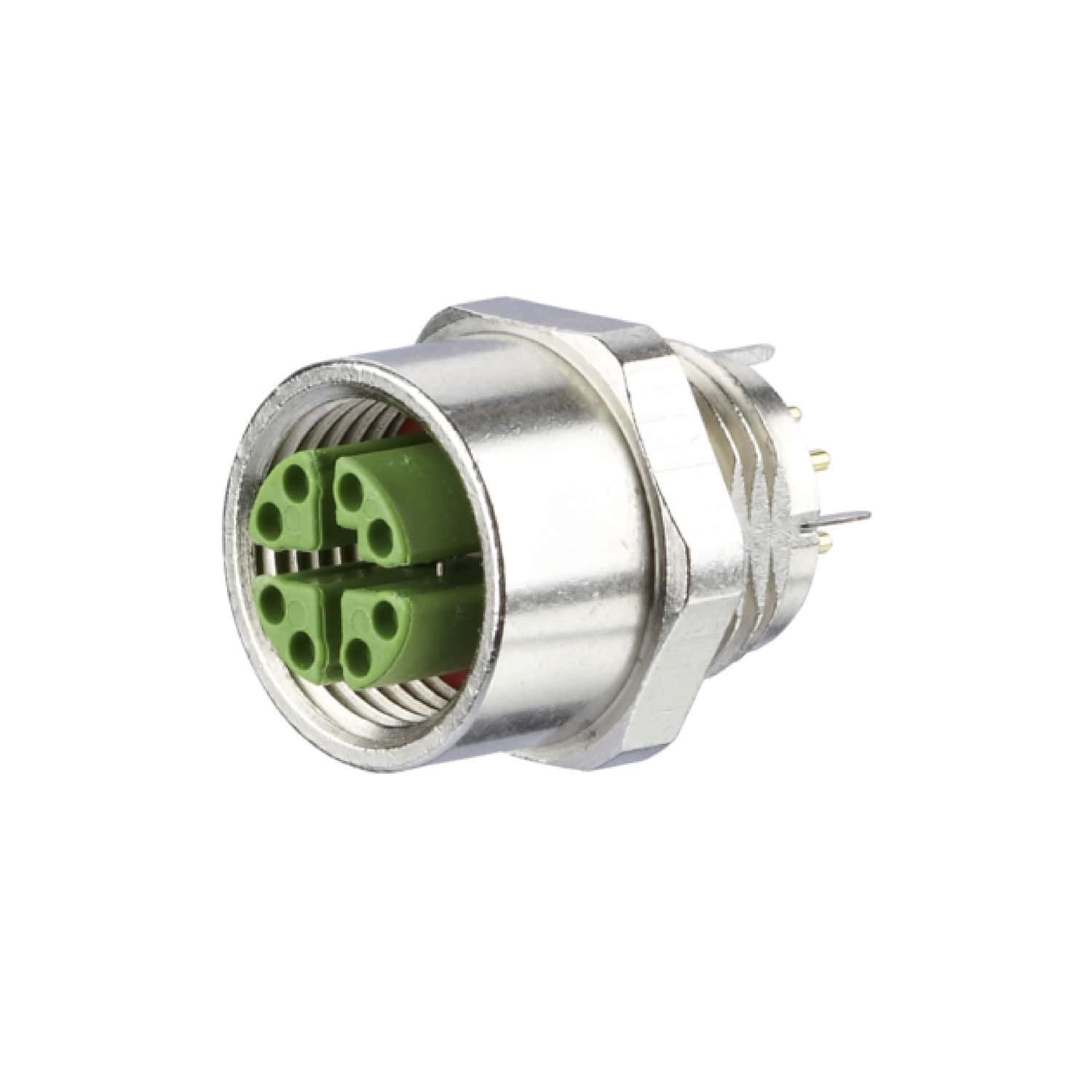 Data connector - MMT361A315 - METZ CONNECT - female / M12 X-coded / 8-pole