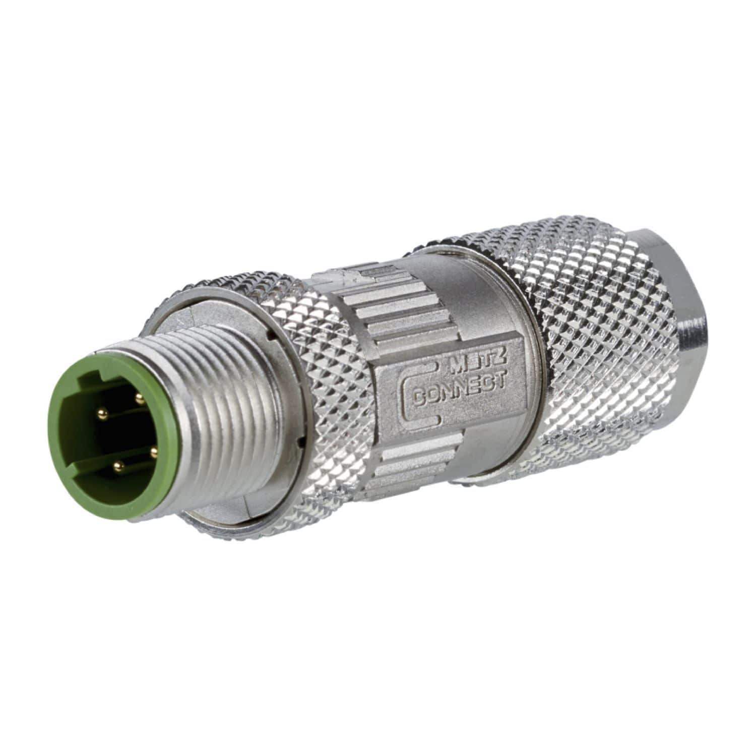 Data connector - MNF891A115 - METZ CONNECT - M12 D-coded / die-cast ...