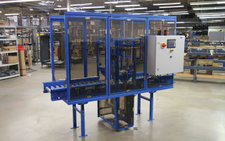 Bin stacking-unstacking machine - Intelligrated - automatic / modular