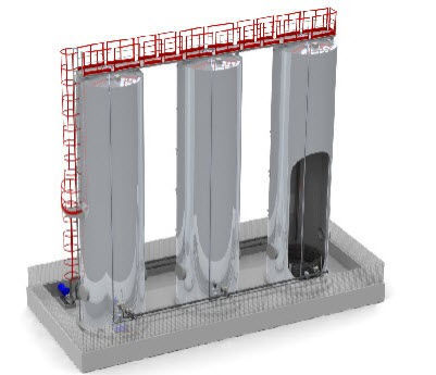 Temperature control tank - ARCEN ENGENHARIA, S.A. - polymer / vertical ...