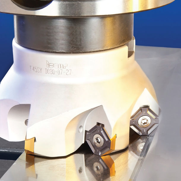 Shell-end milling cutter - IQ845 FSY D series - ISCAR Tools - insert ...