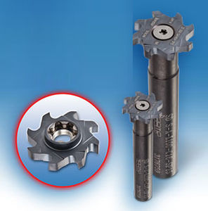 Interlocked side milling cutter - T-SLOT - ISCAR Tools - insert / slot ...