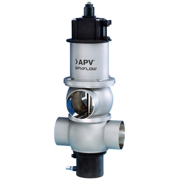 Ball valve - DE series - APV - pneumatic / mix-proof / for water