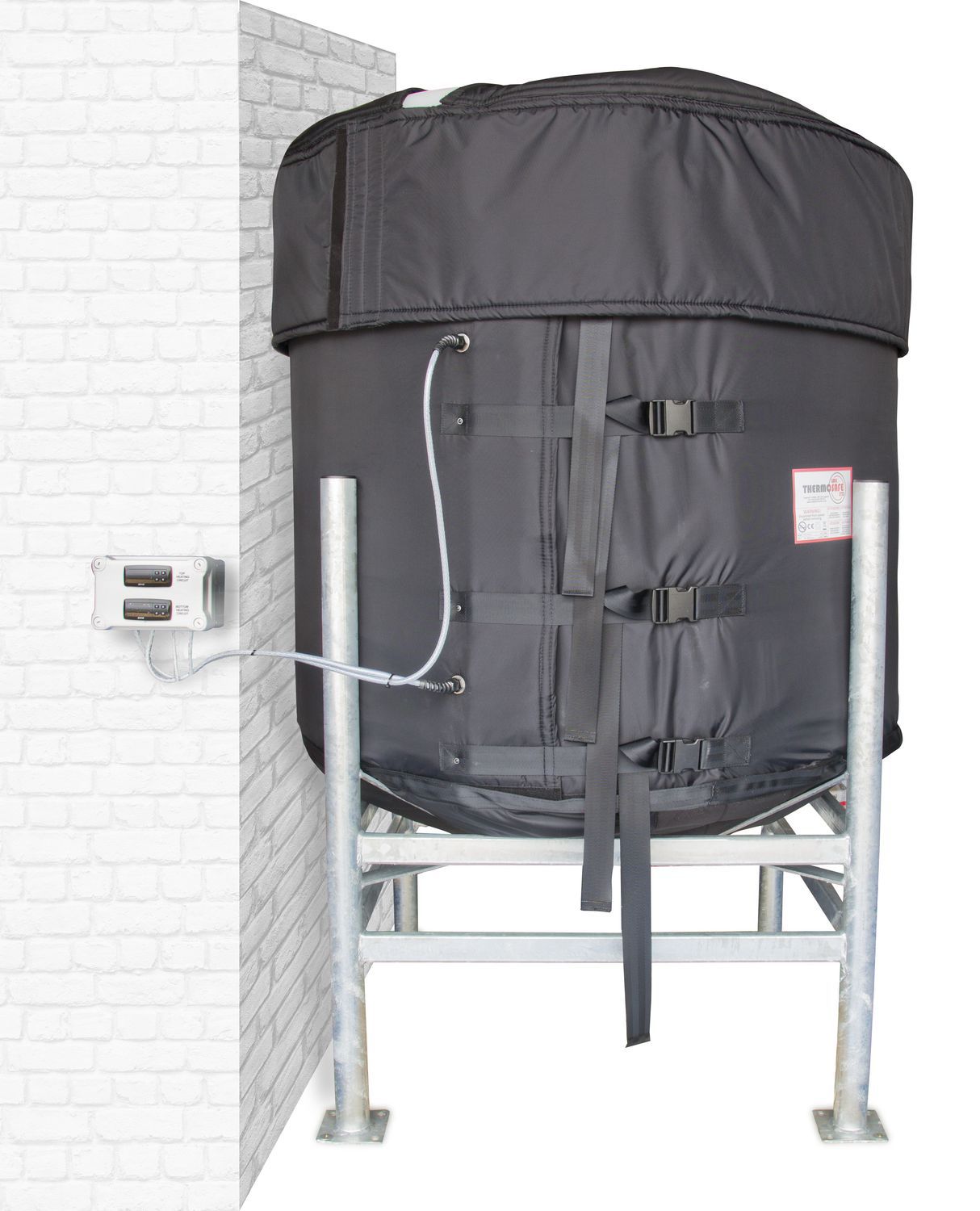 Electric heating jacket - LMK Thermosafe Ltd - custom-made / ATEX / drum