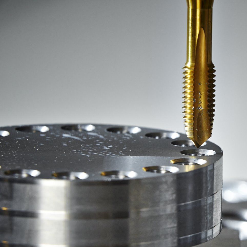Through-hole tap - EGM series - SECO TOOLS - monobloc / straight flute ...