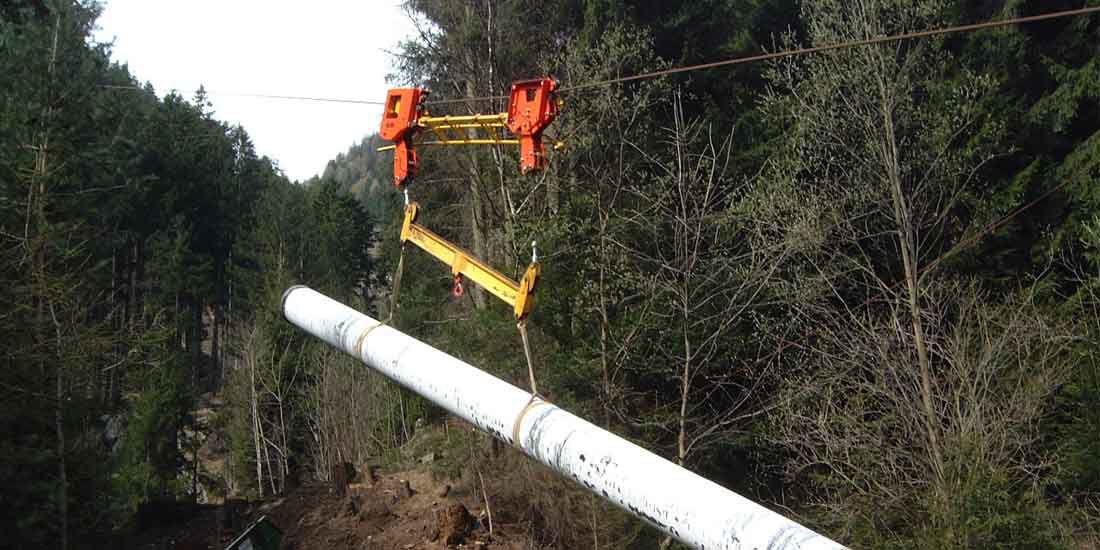 Motorized carriage - Wyssen Seilbahnen AG - for cable transport