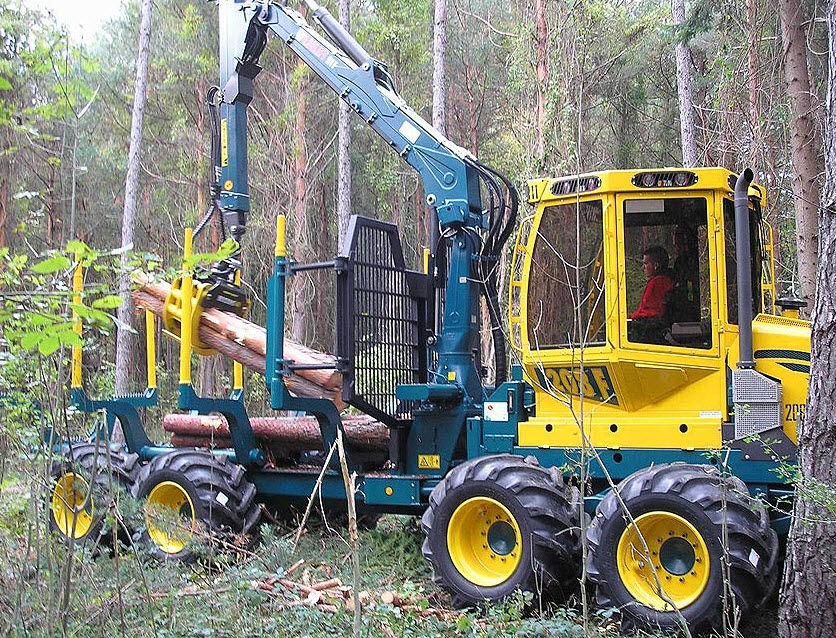 Forestry forwarder - HSM 208F 14t - HSM - Hohenloher Spezial ...
