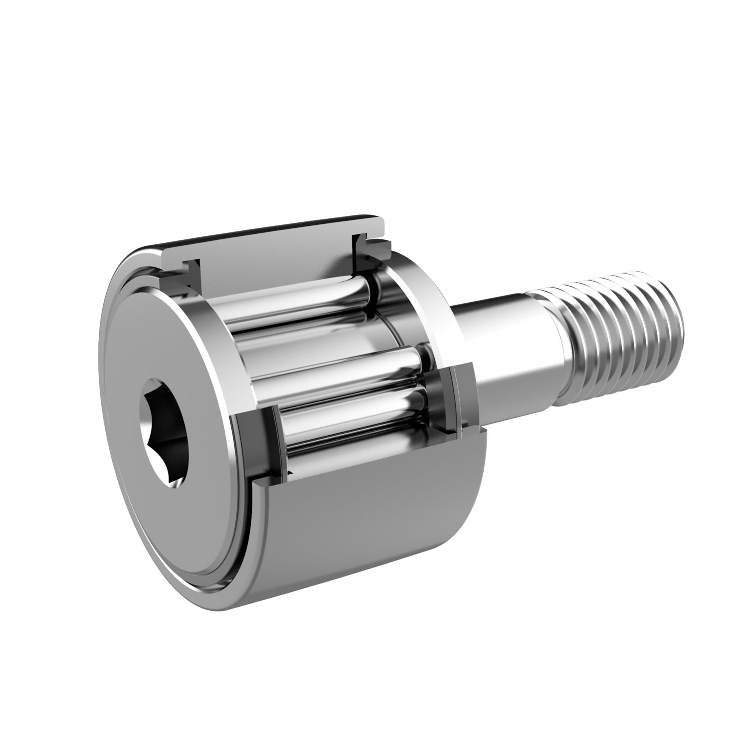 Stud type cam follower - KRV series - THB Bearings - with needle-roller ...