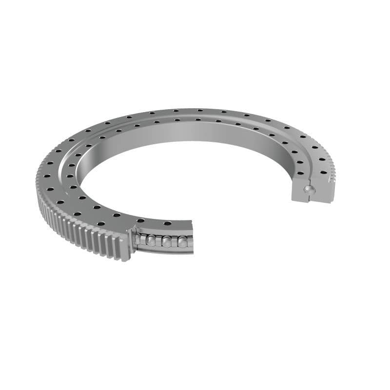 Four-point contact slewing ring - THB Bearings - external-toothed ...