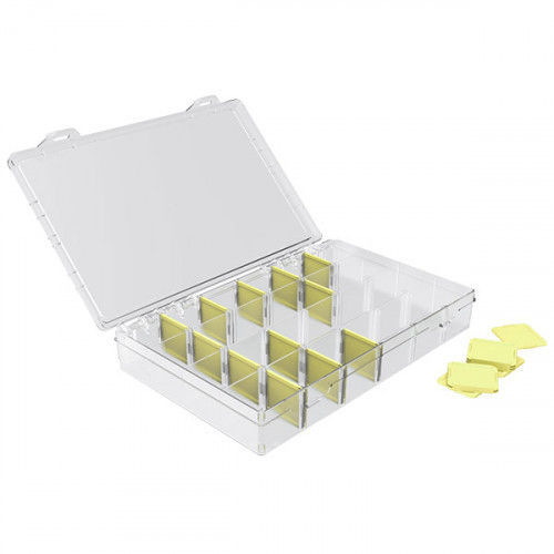 Rectangular storage box - MULTICASE - multiroir - plastic / medical