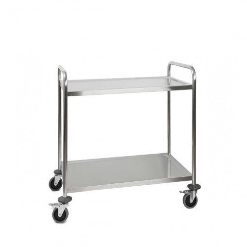 Transport trolley - RST2C - multiroir - stainless steel / 3 levels / 2 ...