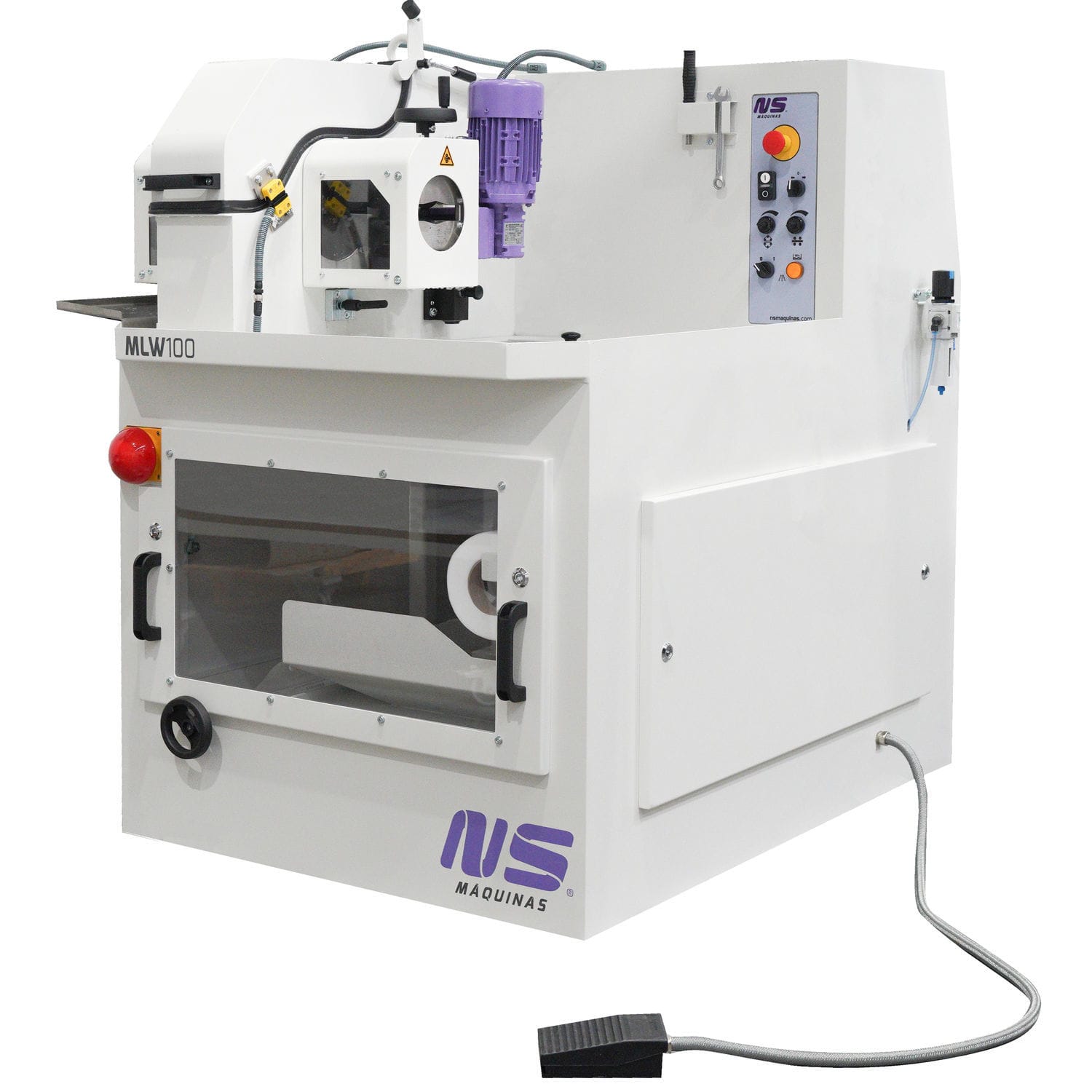Round tube polishing machine - MLW100 - NS Máquinas Industriais - for ...