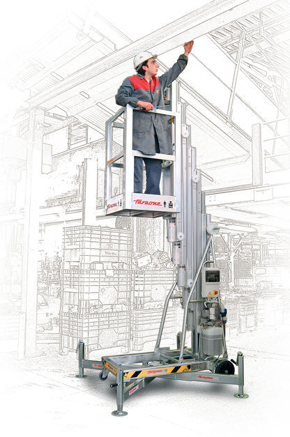 Self-propelled mast boom lift - ZP 150 - Faraone Industrie Spa ...