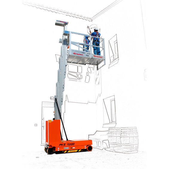 Self-propelled mast boom lift - PKS 1200 - Faraone Industrie Spa ...