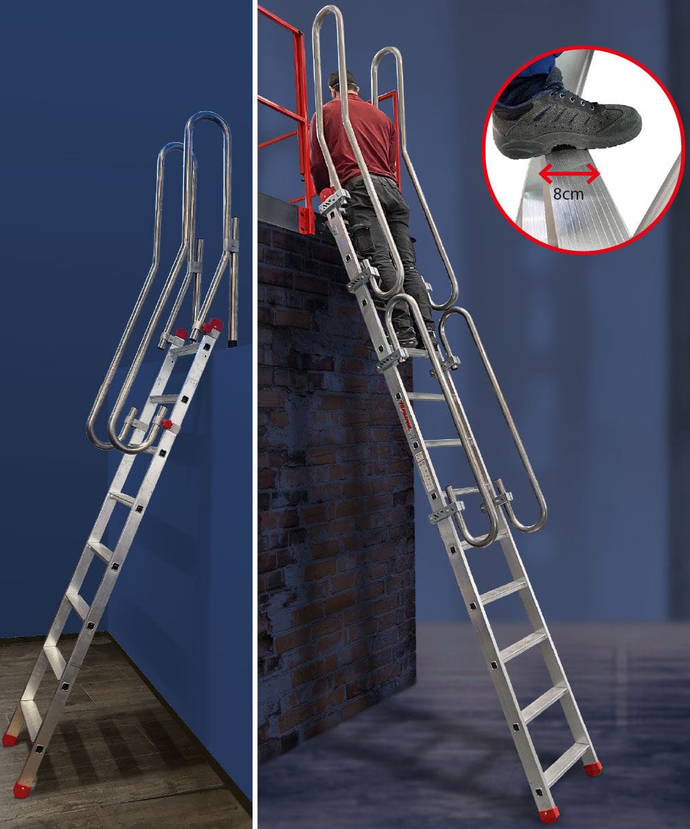 Aluminum ladder - SAS series - Faraone Industrie Spa - single / for ...