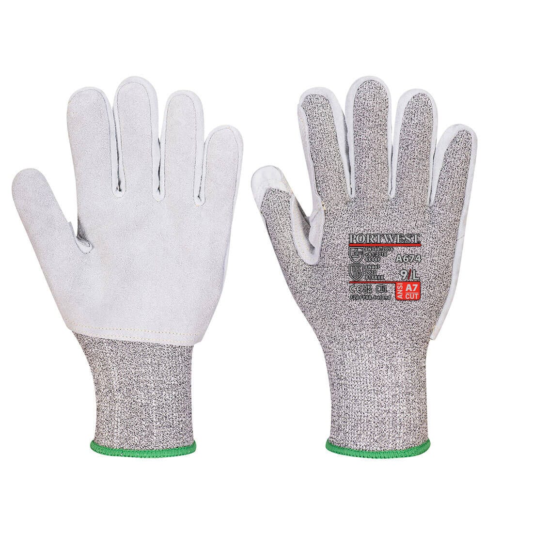 Anti-cut safety gloves - A674 series - Portwest Clothing Ltd - handling ...