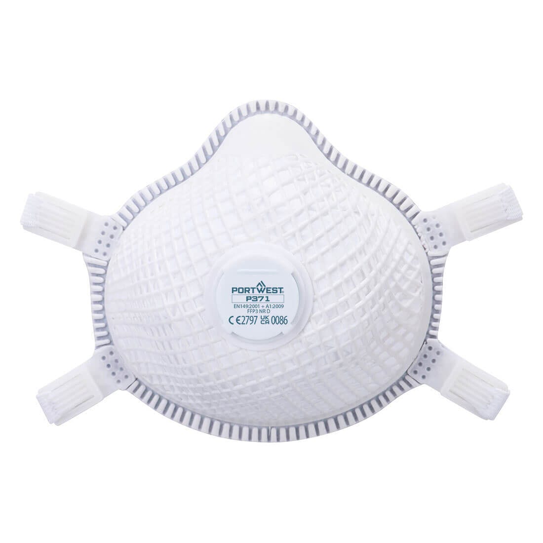 Disposable respirator - P371WHR - Portwest Clothing Ltd - half-mask ...