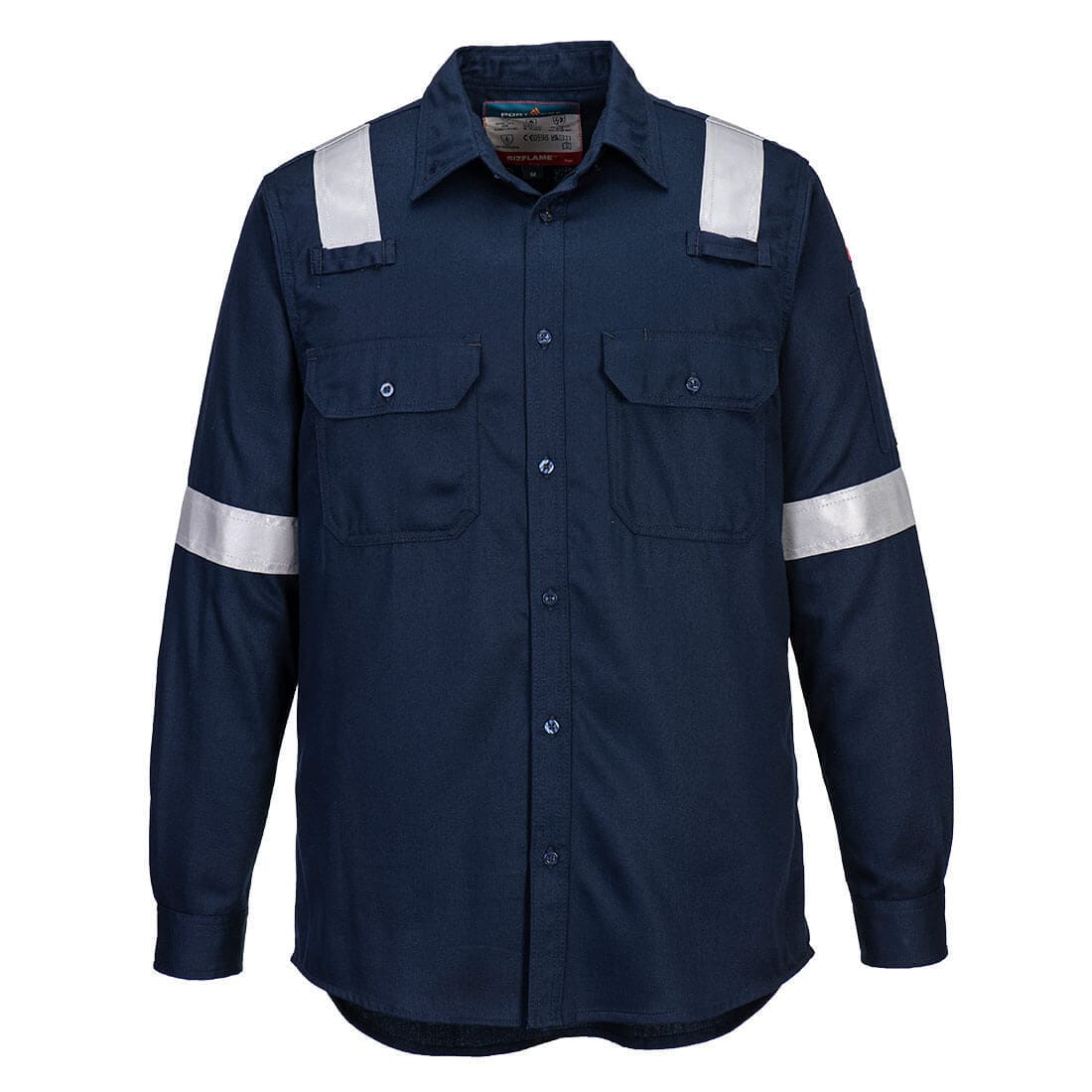 Work shirt - FR720 series - Portwest Clothing Ltd - anti-static / UV ...