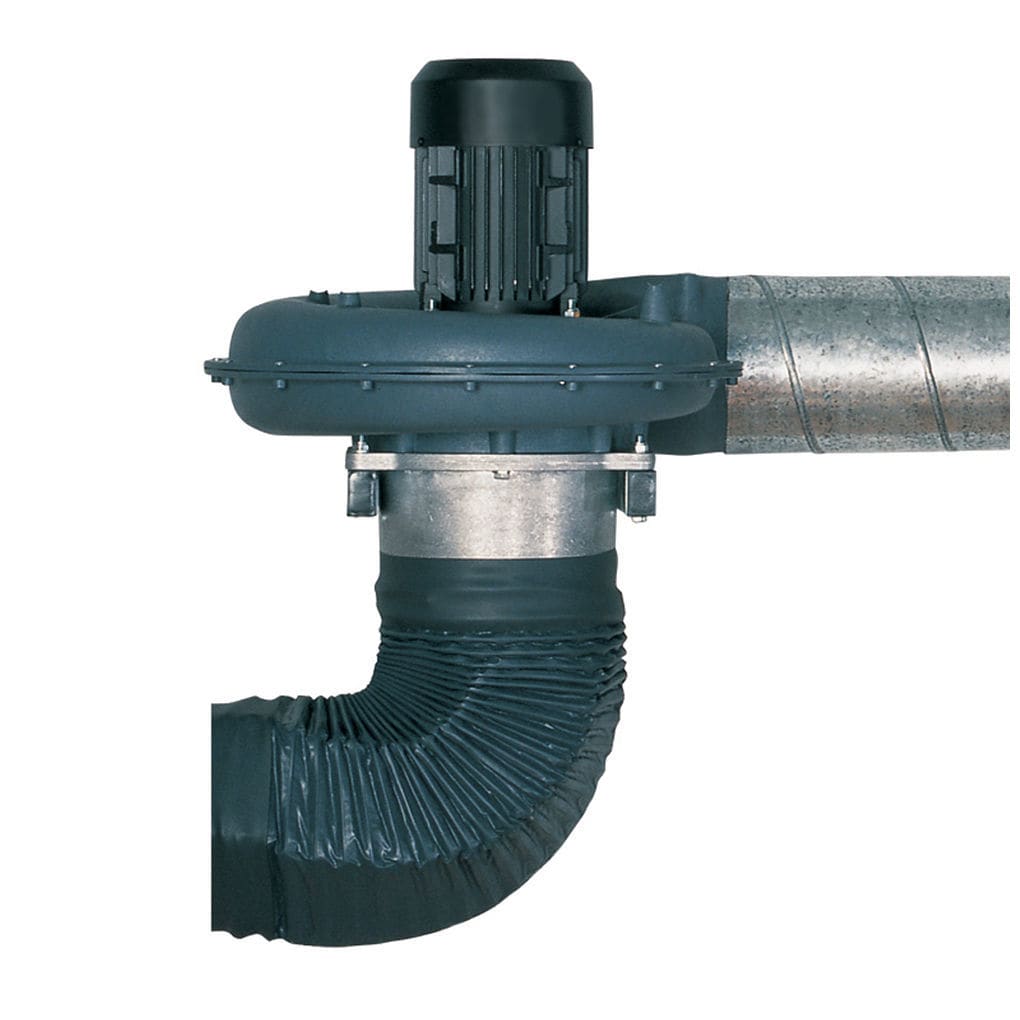 Wall-mounted fan - FAN-28 - PLYMOVENT - radial / extraction / industrial