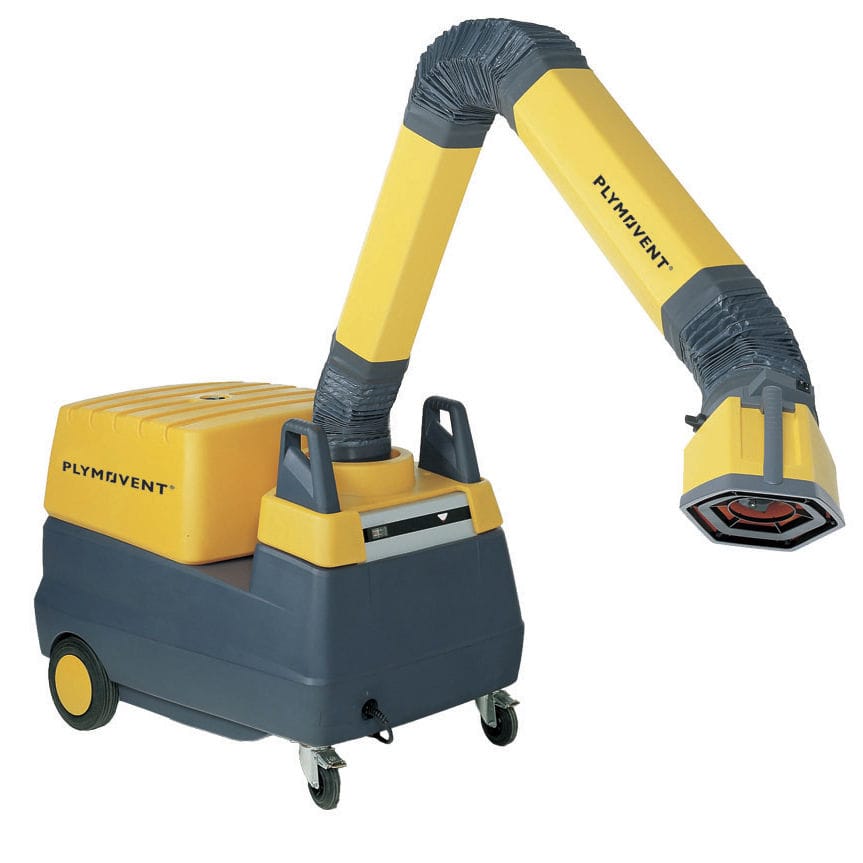 Mobile fume extractor - MFD - PLYMOVENT - welding / dry filter / with ...