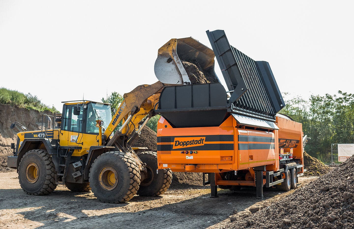 Dry screening screener - SM 620.2 SA - Doppstadt - construction / for ...