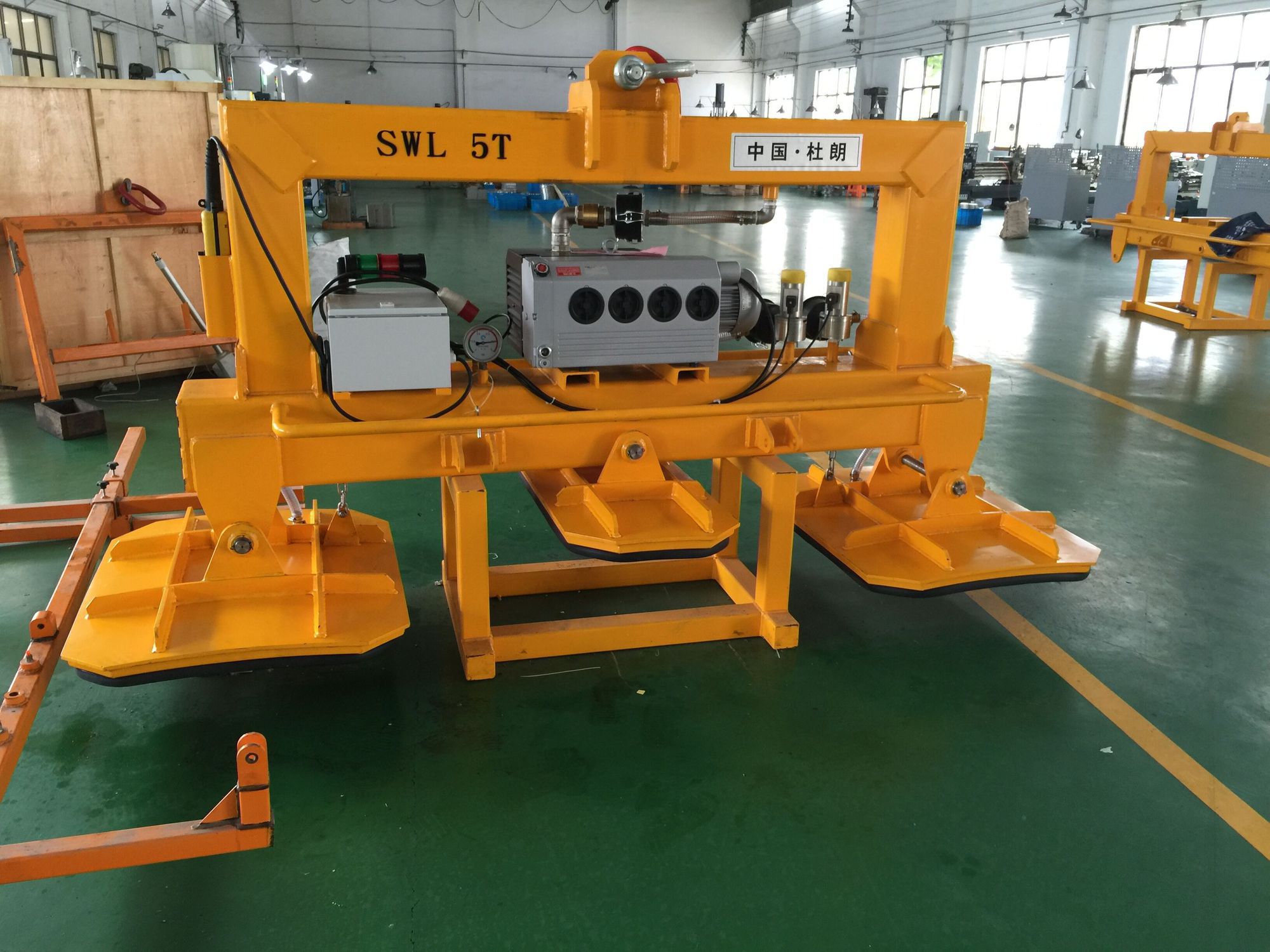 Concrete slab vacuum lifting device - SWL5T - TBM LIMITED - pneumatic