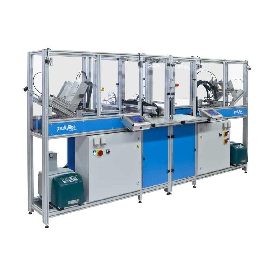 Automatic labelling machine - MK - Polytex - semi-automatic / hot-melt glue