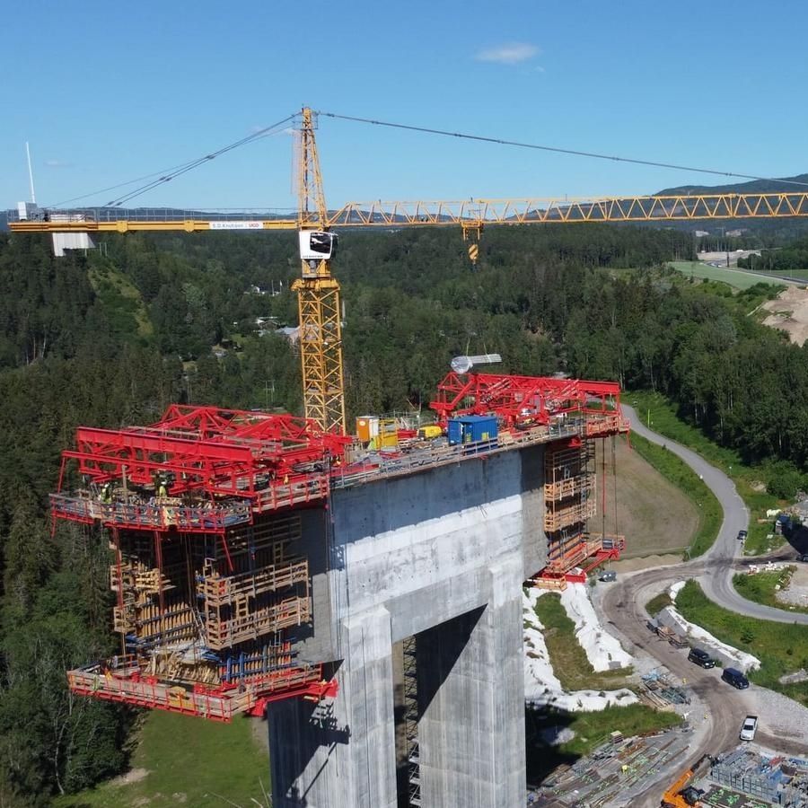 Bridge framework - Hünnebeck GmbH - plastic / wooden / steel