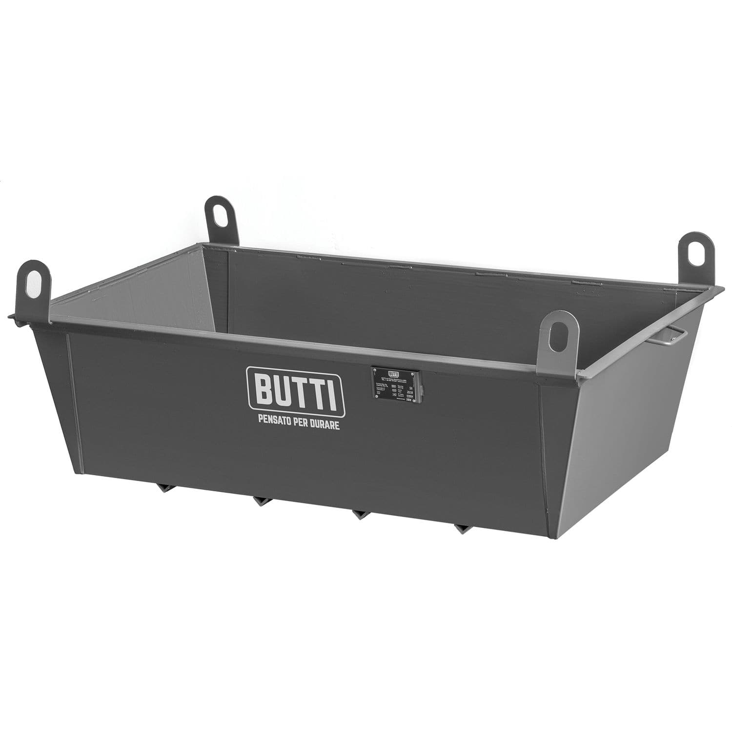 Metal mortar box - BUTTI - for the construction industry